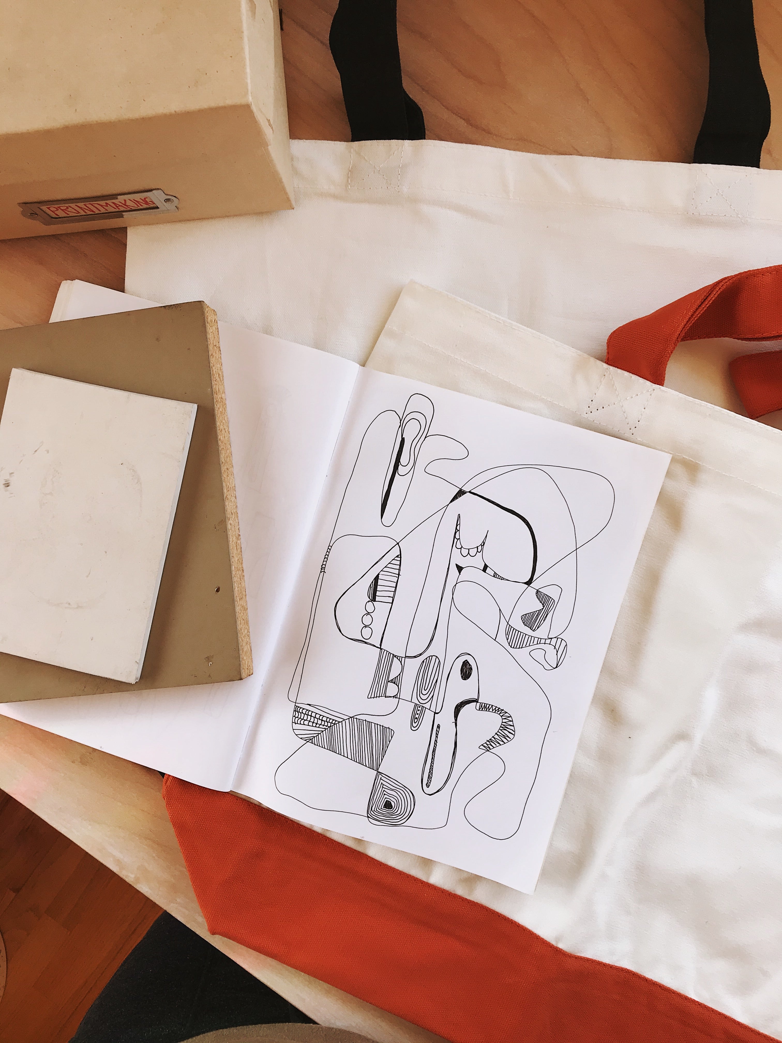 Making our new block prints – Rebekah J. Designs