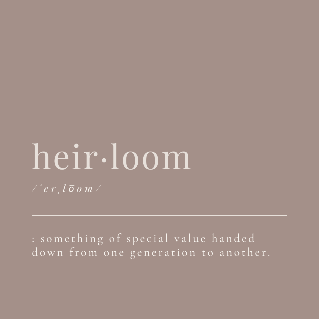 CREATING AN HEIRLOOM: Holding Space for YOU with heirloom jewelry ...