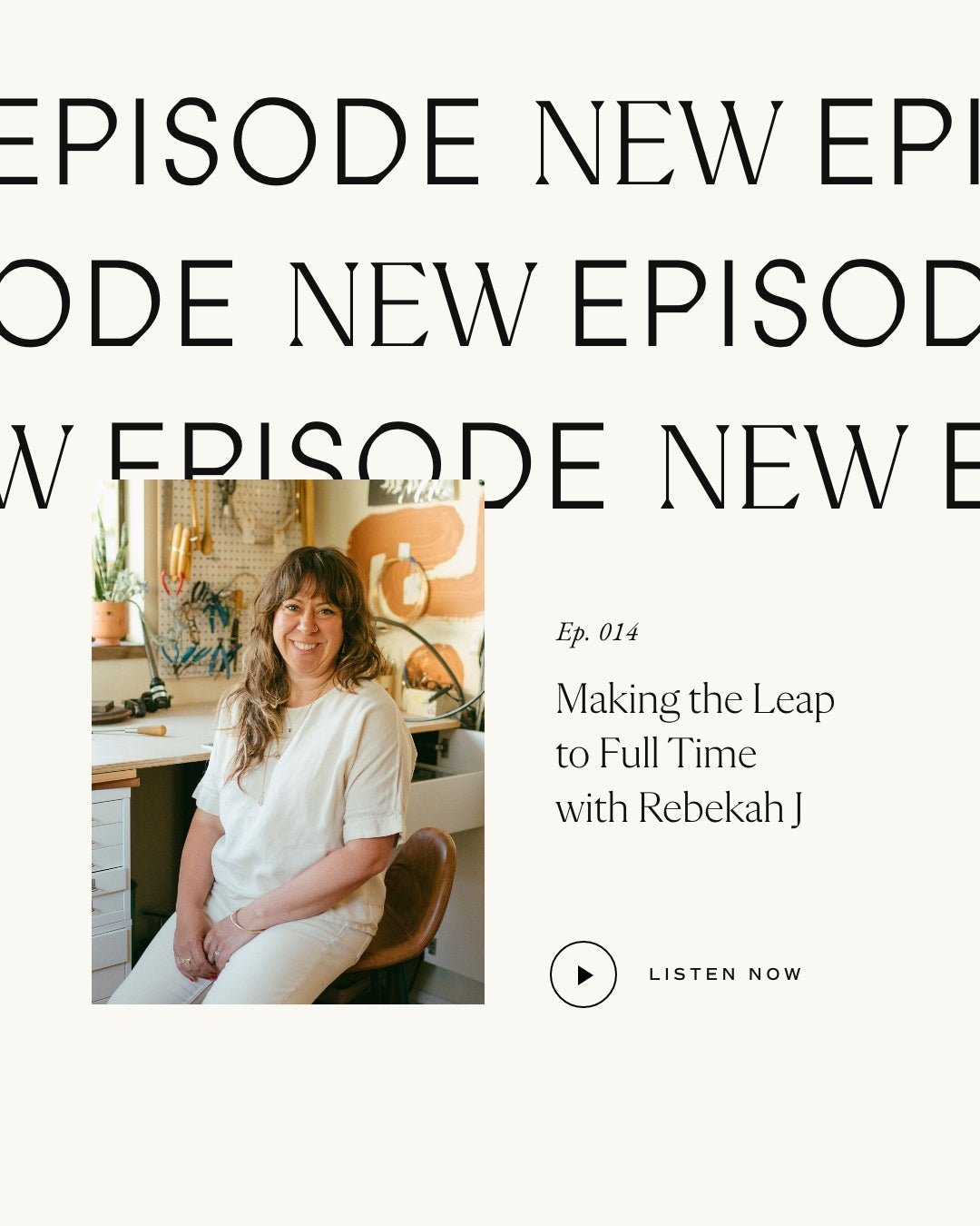 PODCAST INTERVIEW: The Heart-led Brand Podcast – Rebekah J. Designs
